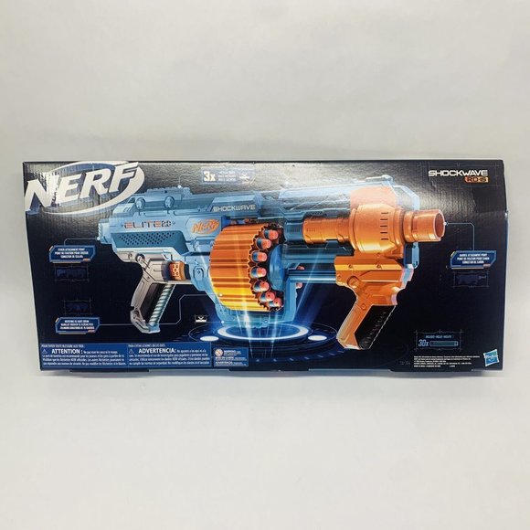 Nerf | Toys | Nerf Elite 2 Shockwave Rd5 Blaster Brand New In Box Toy ...